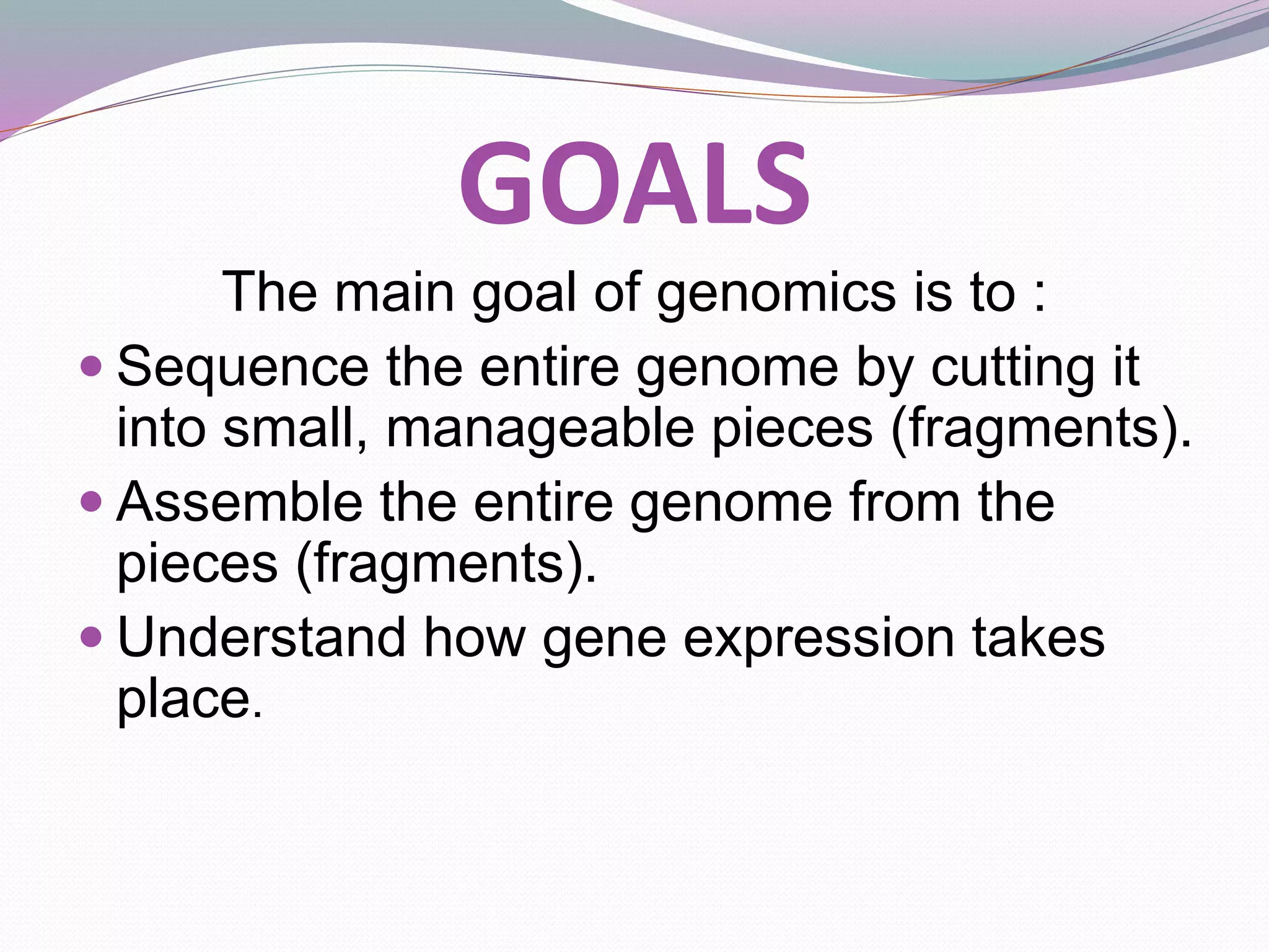 Genomics | PPTX