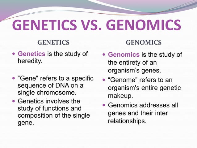 Genomics | PPTX