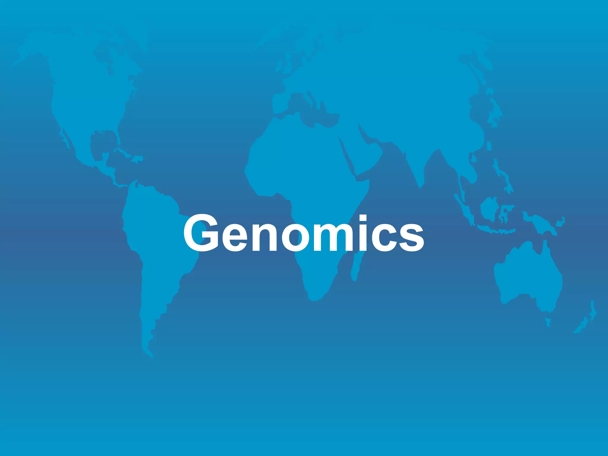 Genomics and Plant Genomics | PPT