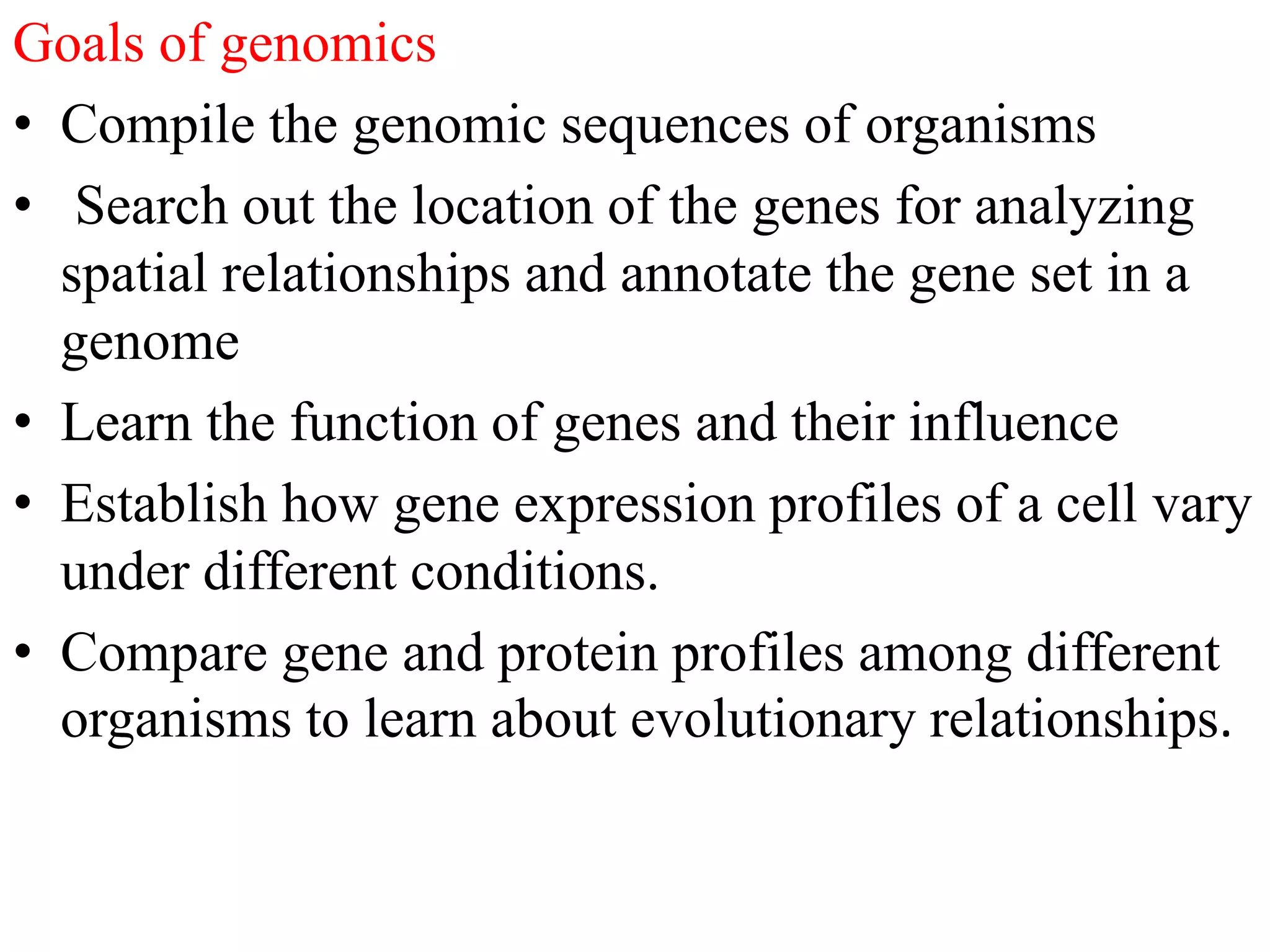 Genomics(functional genomics) | PPTX