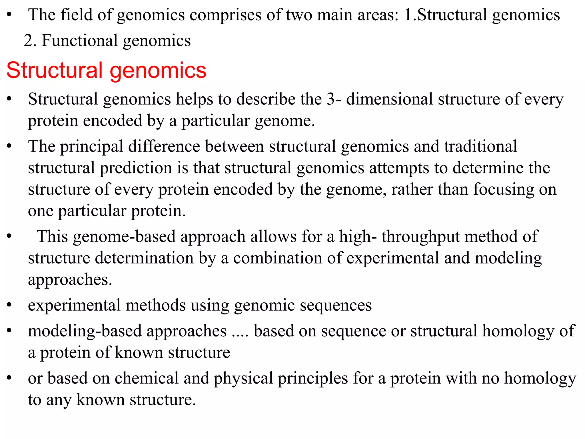 Genomics Functional Genomics Pptx