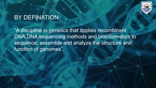 Genomics | PPT