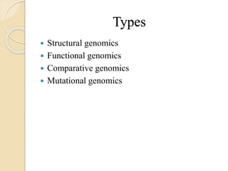 Genomics | PPTX