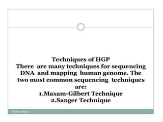 GENOMICS, HUMAN GENOME PROJECT AND DNA SEQUENCING | PPTX