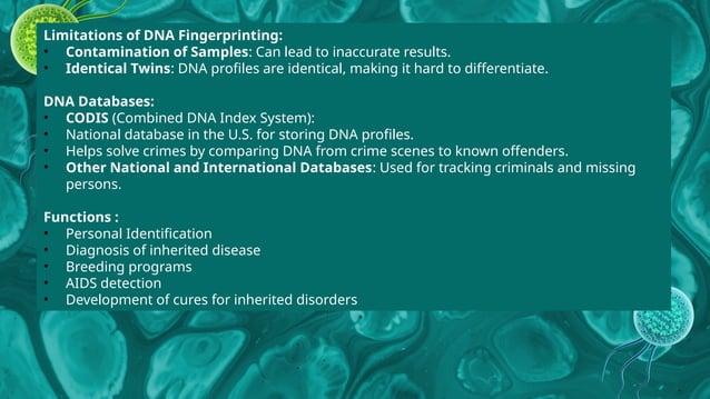 DNA FingerPrinting & DNase I Footprinting.pptx