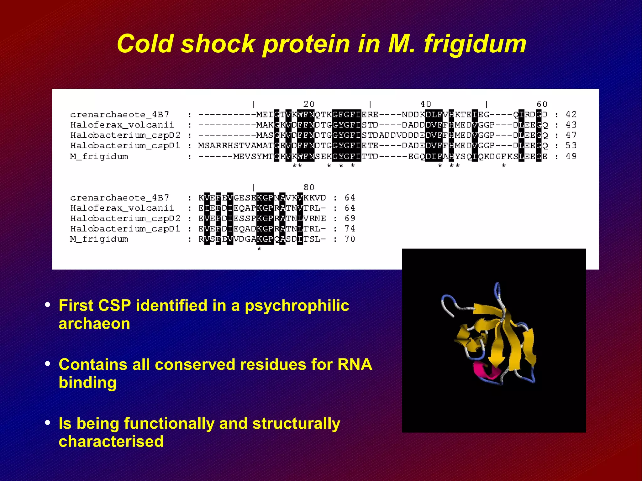 Genomics of cold-adapted microorganisms | PDF