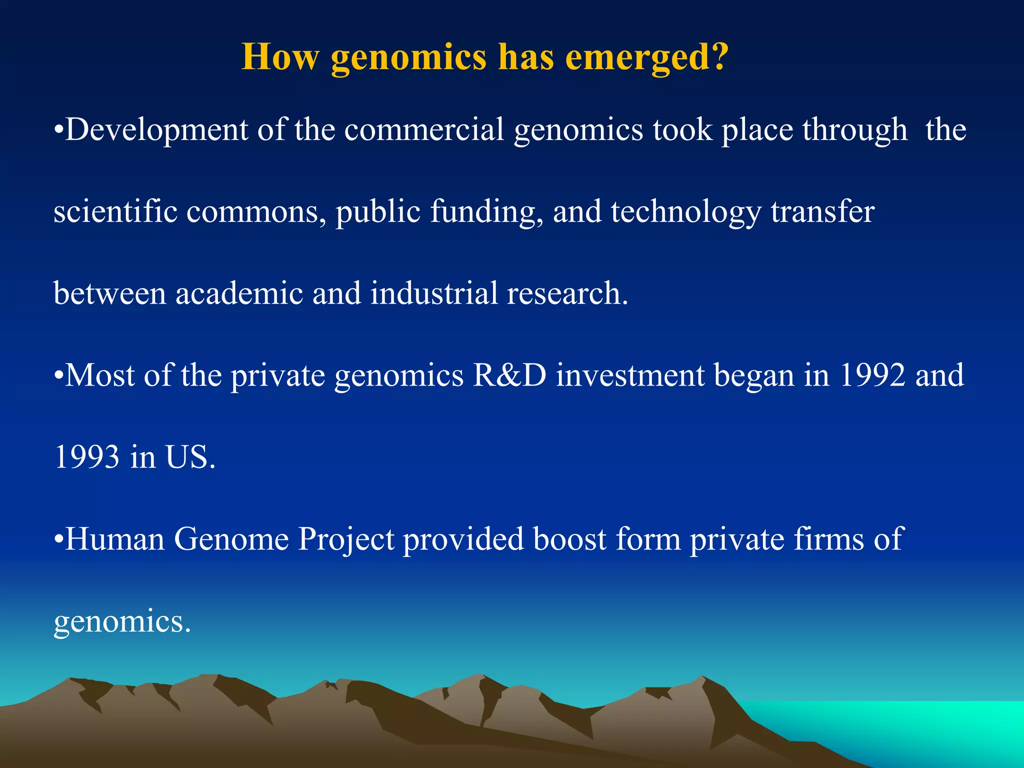 Genomics | PPTX