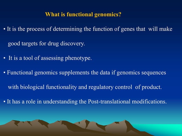 Genomics | PPTX