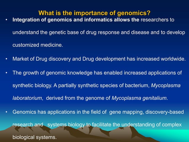 Genomics | PPTX