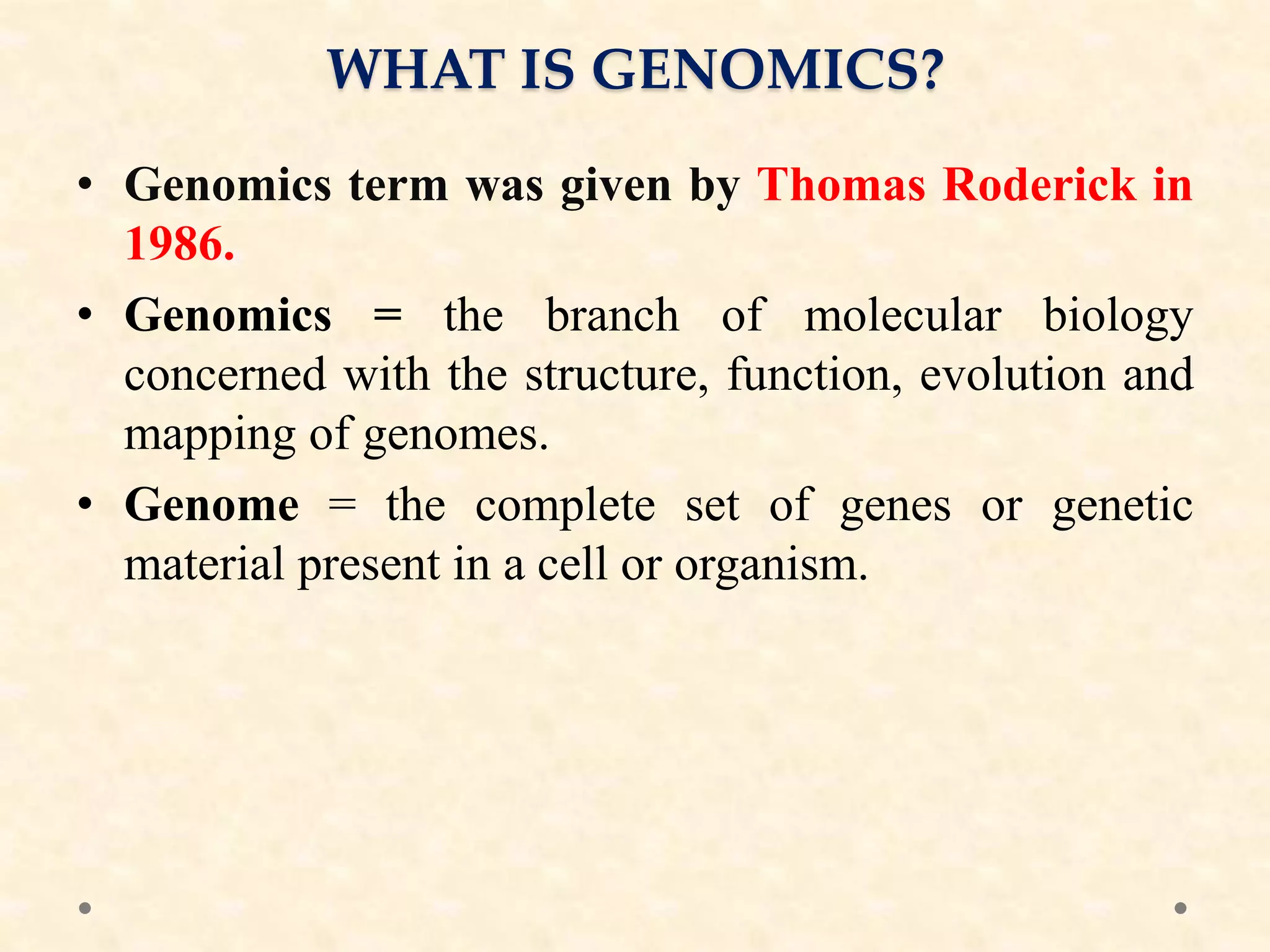 Genomics and its application in crop improvement | PDF