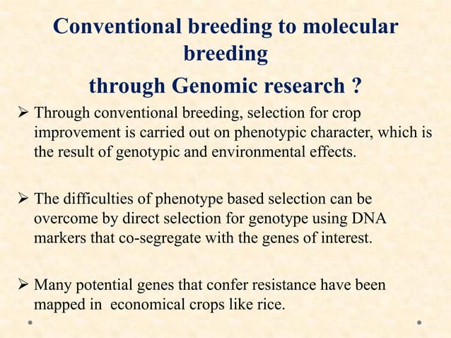 Genomics and its application in crop improvement | PDF