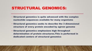 Genomics and proteomics ppt | PPTX