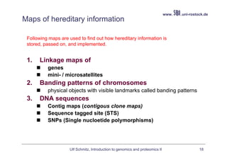 Genomics and proteomics II | PDF