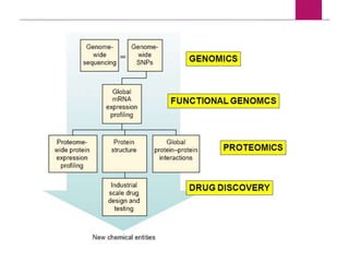 Genomics and proteomics in drug discovery and development | PPTX