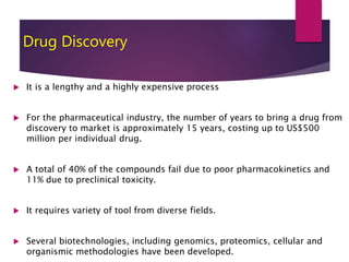 Genomics and proteomics in drug discovery and development | PPTX