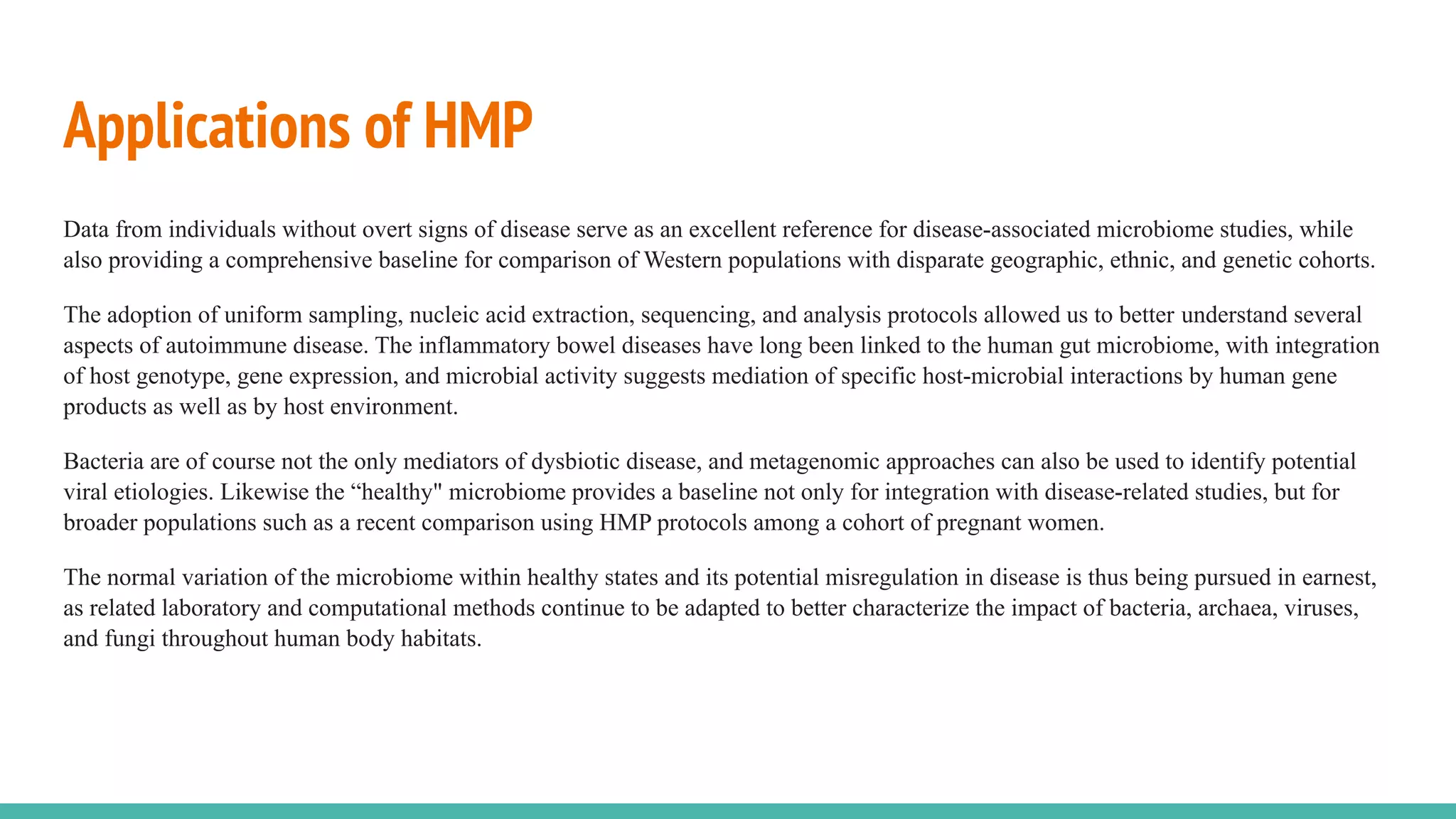 Human Microbiome Project (HMP) | PDF