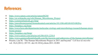 Human Microbiome Project (HMP) | PDF | Genetics | Science