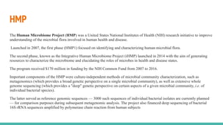 Human Microbiome Project (HMP) | PDF | Genetics | Science
