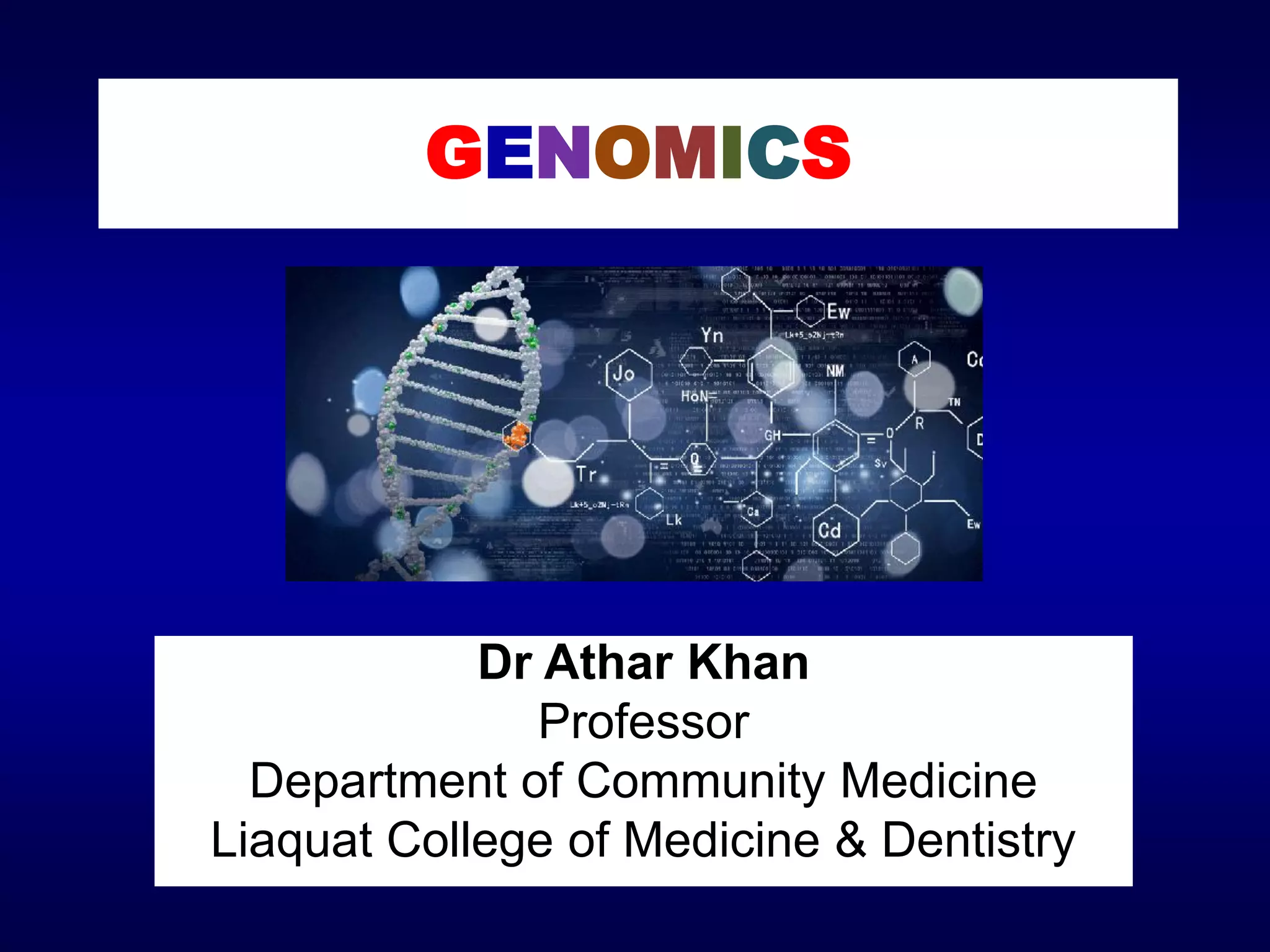 Genomics Genetics Community Public Health | PDF