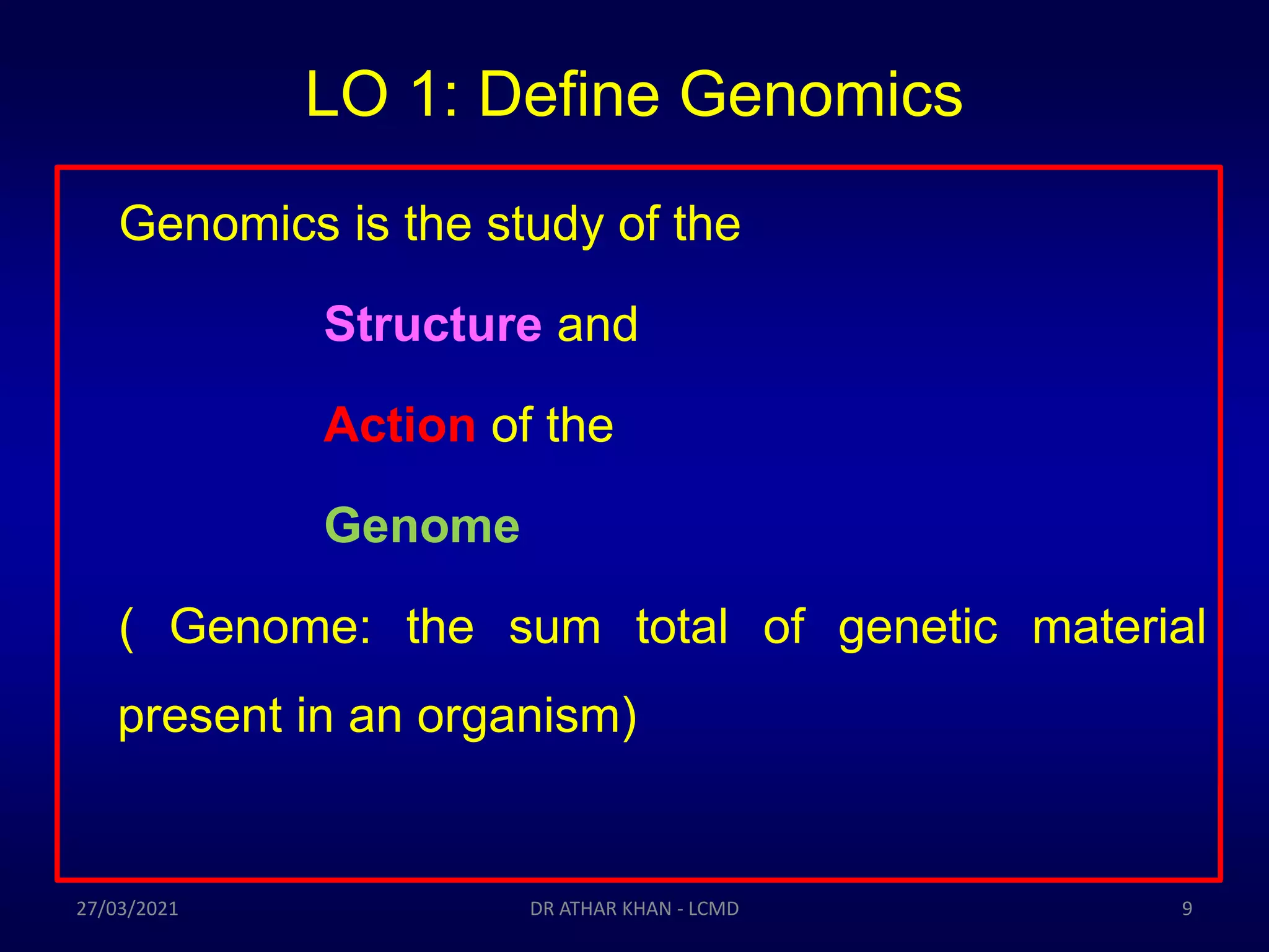 Genomics Genetics Community Public Health | PDF