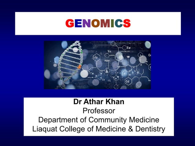 Genomics Genetics Community Public Health | PDF