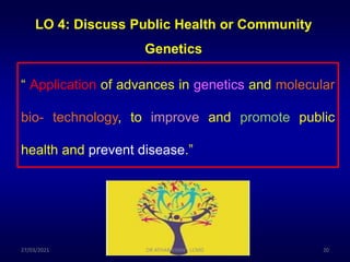 Genomics Genetics Community Public Health | PDF
