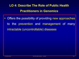 Genomics Genetics Community Public Health | PDF