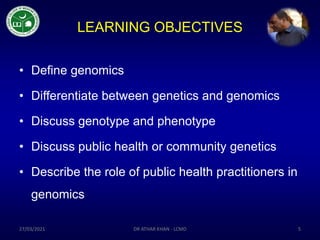 Genomics Genetics Community Public Health | PDF