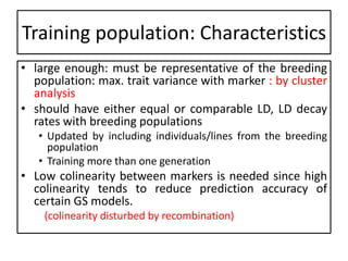Genomic selection | PPTX