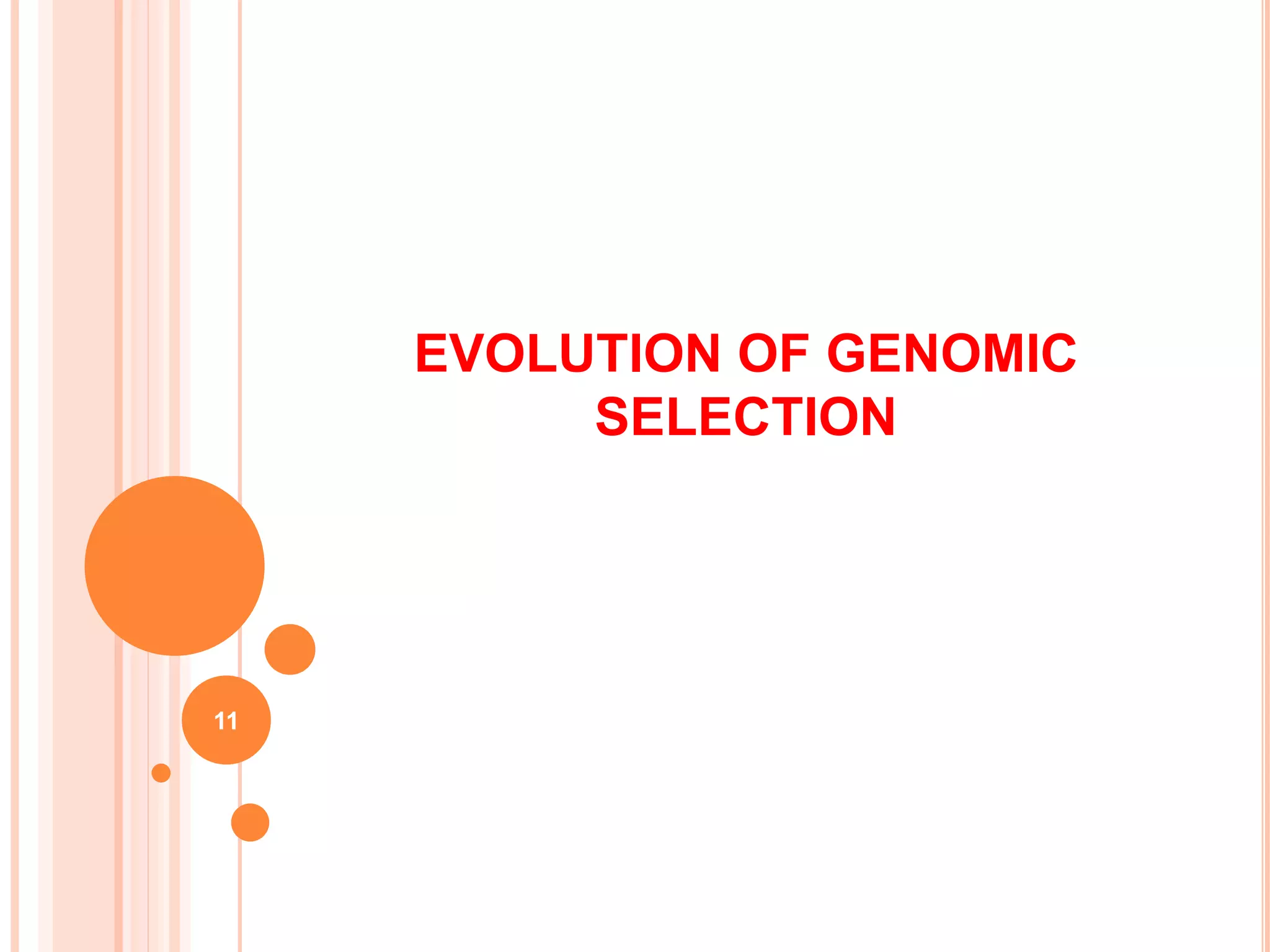 Genomic selection for crop improvement | PPTX