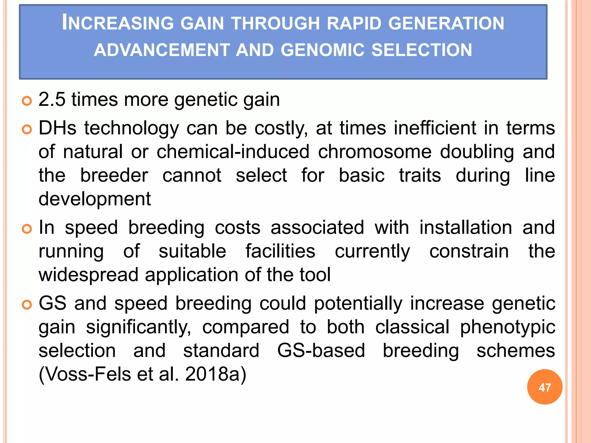 Genomic selection for crop improvement | PPTX | Agriculture | Industries