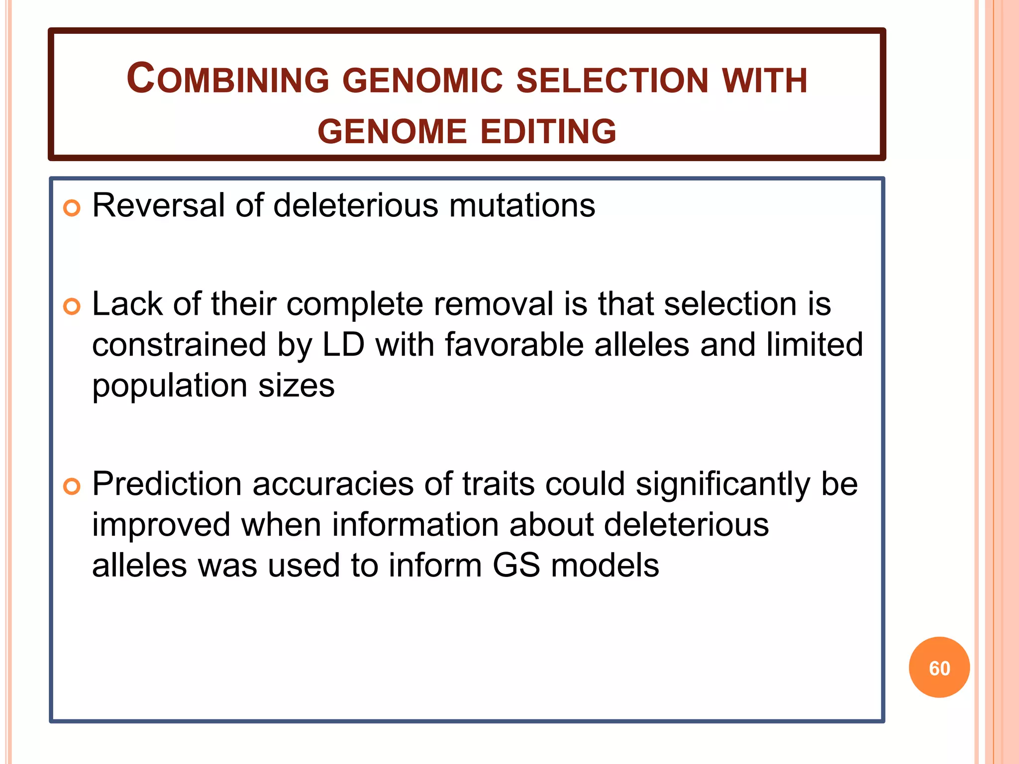 Genomic Selection For Crop Improvement Pptx