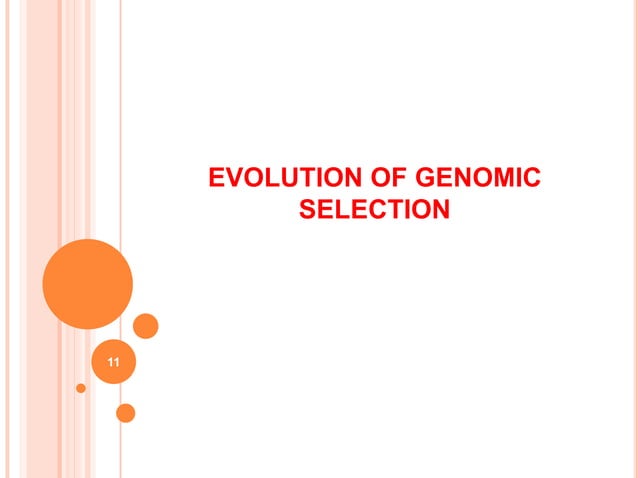 Genomic selection for crop improvement | PPTX | Agriculture | Industries