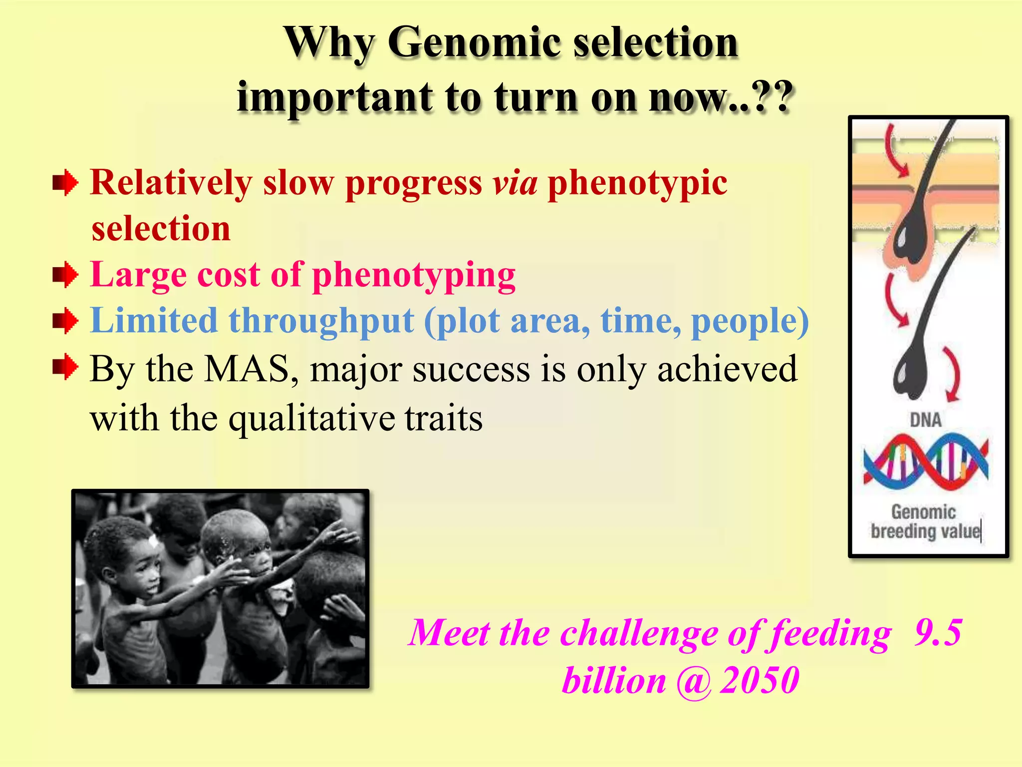 Genomic Selection in Plants | PPTX
