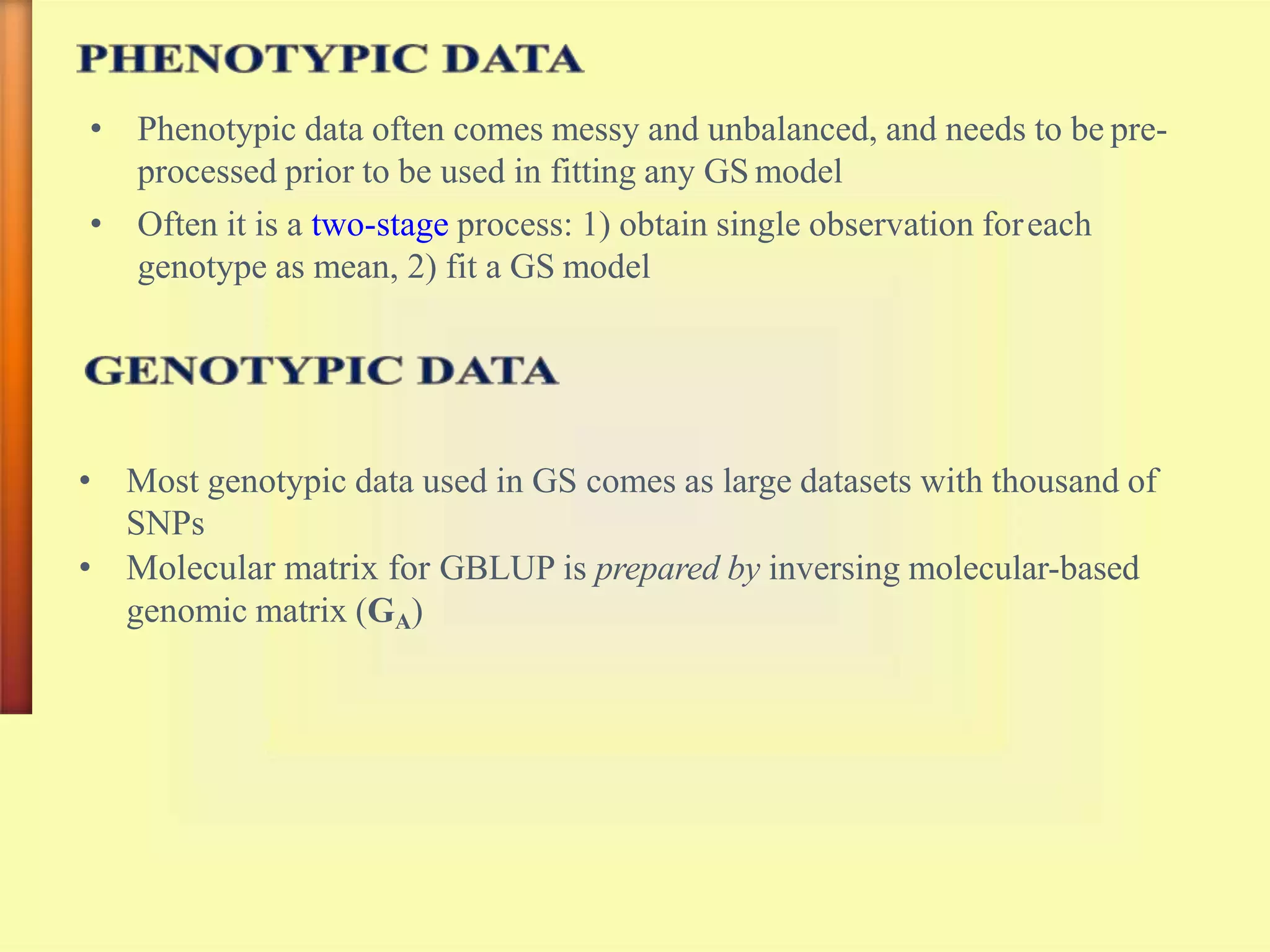 Genomic Selection in Plants | PPTX
