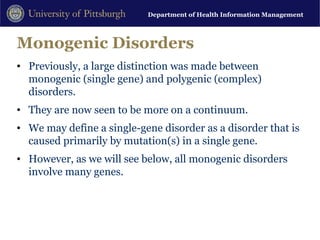 genomics and diseases_ monogenic disease | PPT