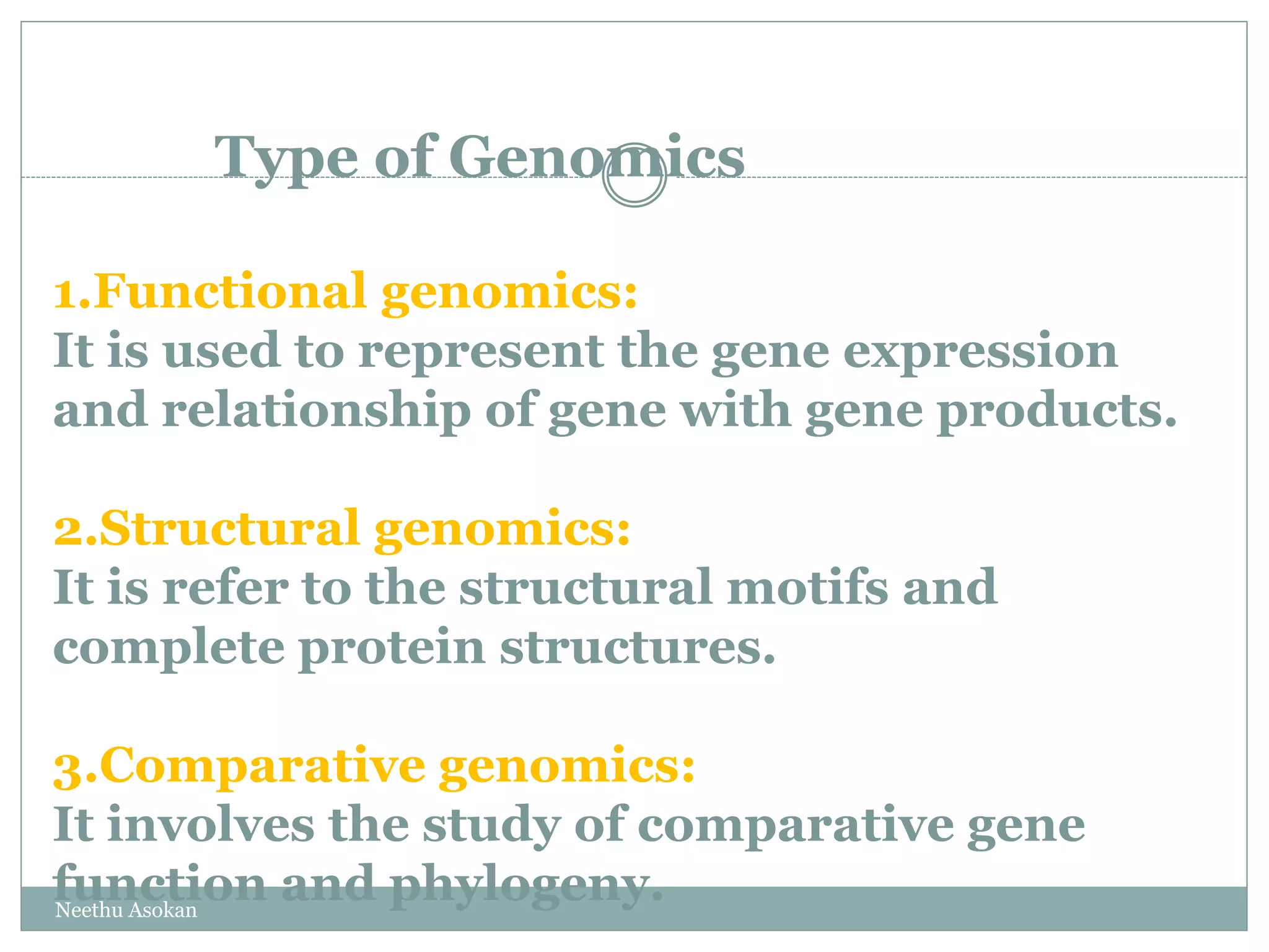 An Introduction to Genomics | PPTX
