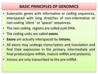 Genomics,proteomics and comparative genomics | PPTX