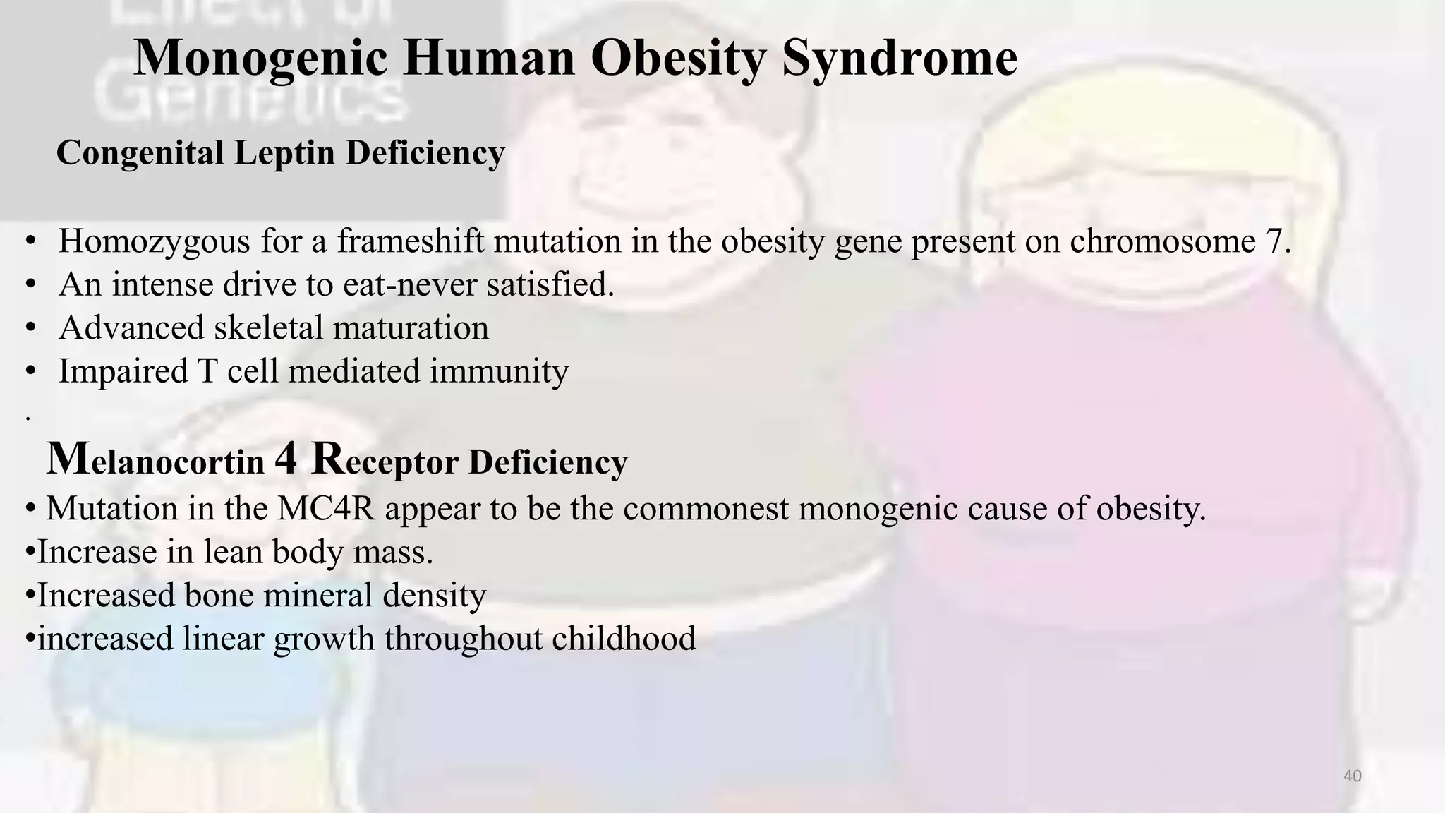 genetics and obesity | PPTX