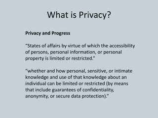 Genomics privacy | PPTX