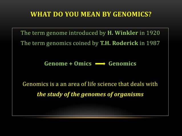 Genomics and proteomics (Bioinformatics) | PDF