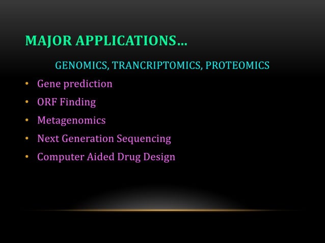Genomics and proteomics (Bioinformatics) | PDF