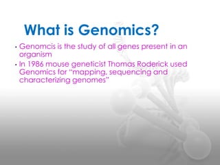Genomics seminar | PPTX