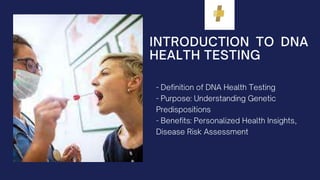Genomic Wellness Unraveling Your DNA Health.pptx | Genetics | Science