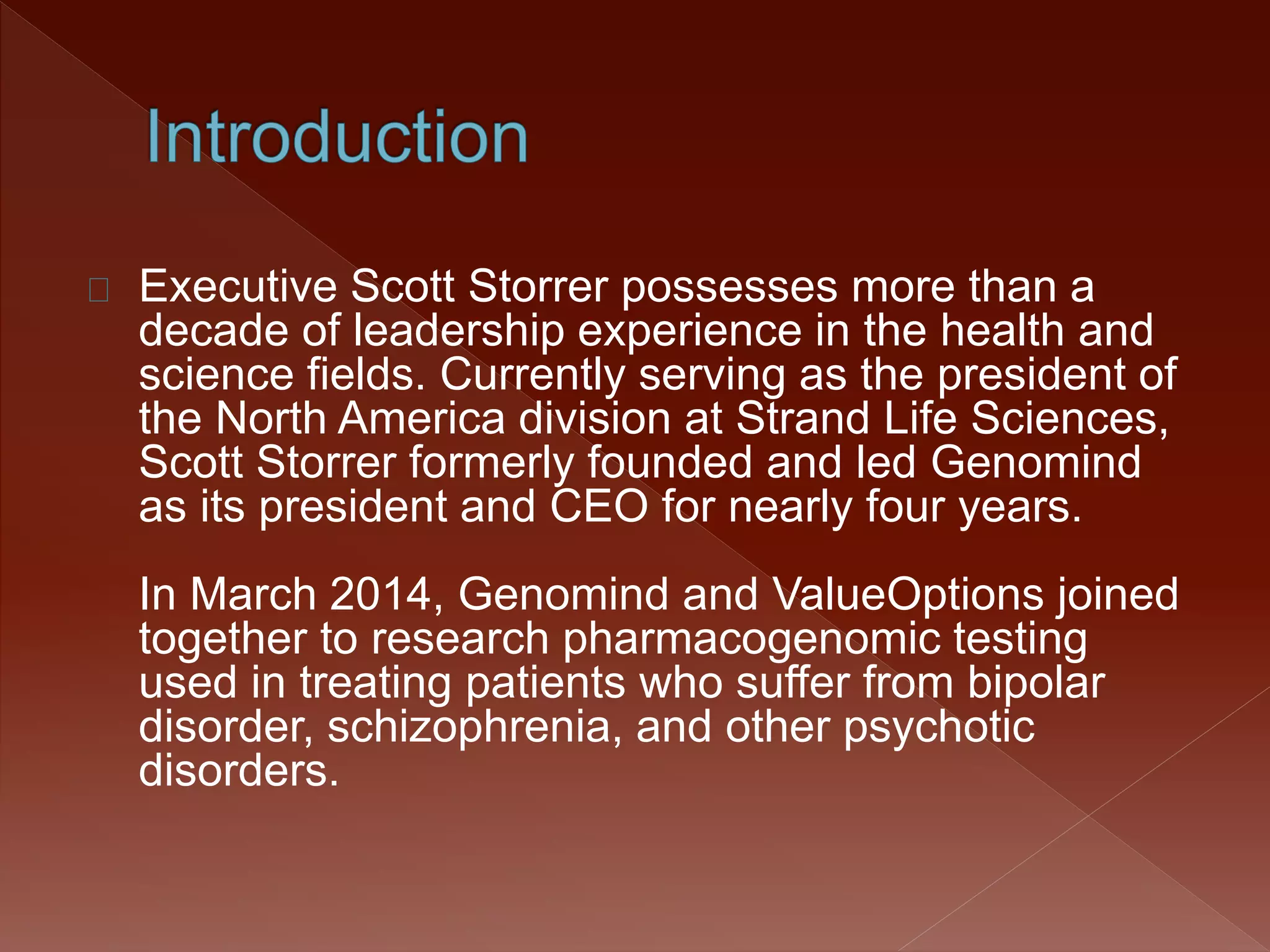 Genomind Conducts Pharmacogenomic Testing on Psychotic Disorders | PPT ...