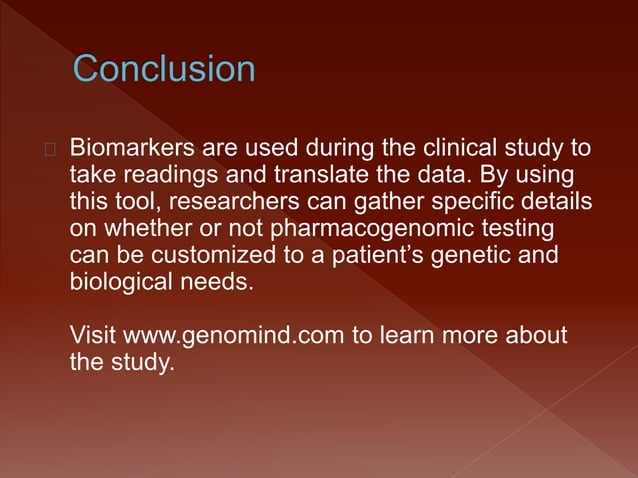 Genomind Conducts Pharmacogenomic Testing on Psychotic Disorders | PPTX