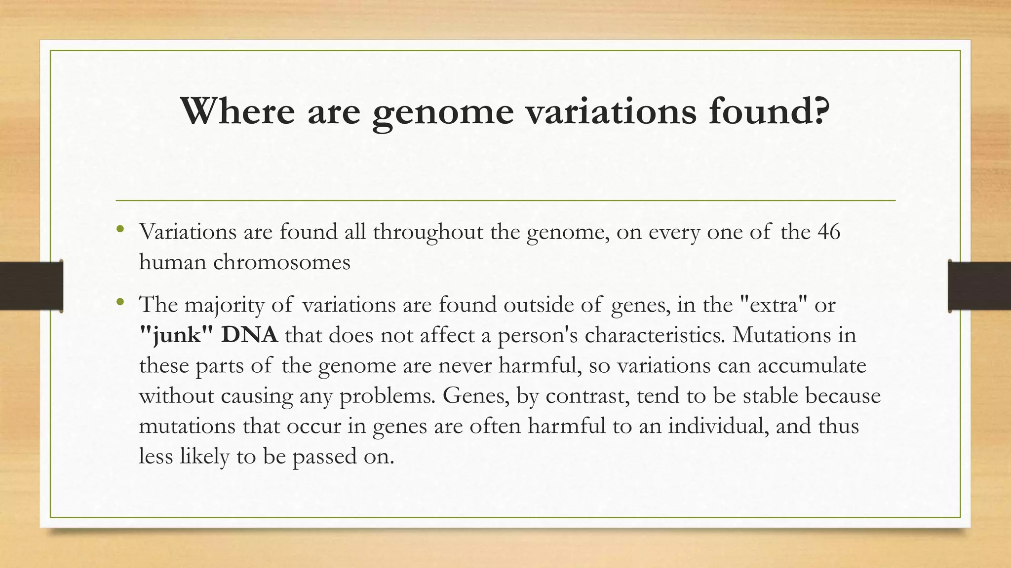 introduction to Genomics | PPTX