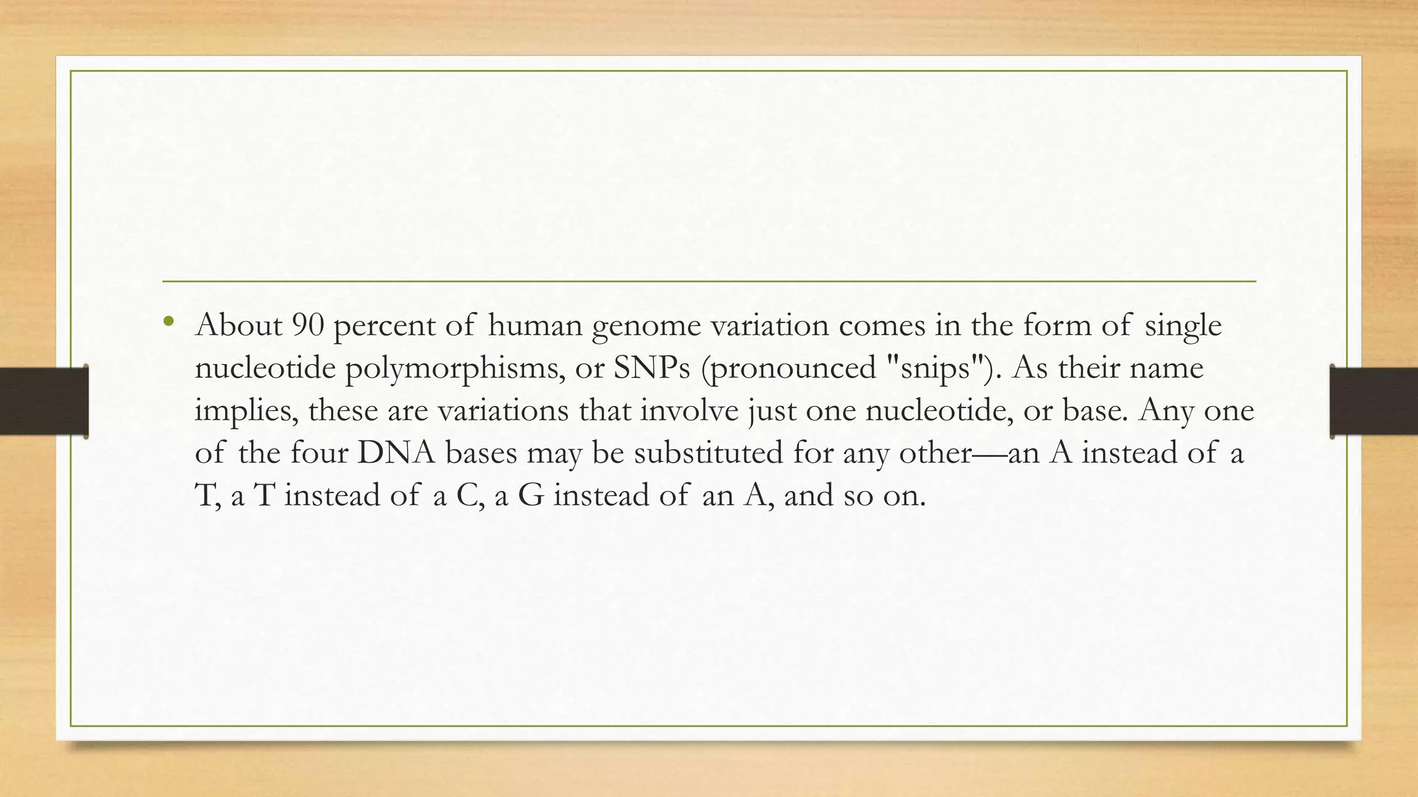 introduction to Genomics | PPTX