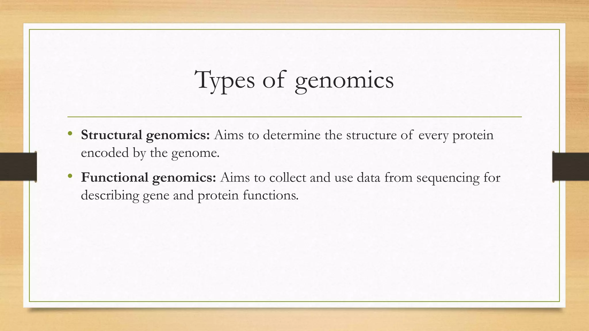 introduction to Genomics | PPTX