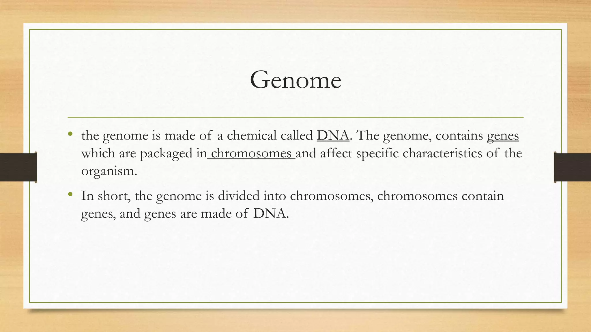 introduction to Genomics | PPTX